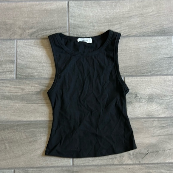 Showpo. | Tops | Showpo Black Ribbed Tank Top | Poshmark